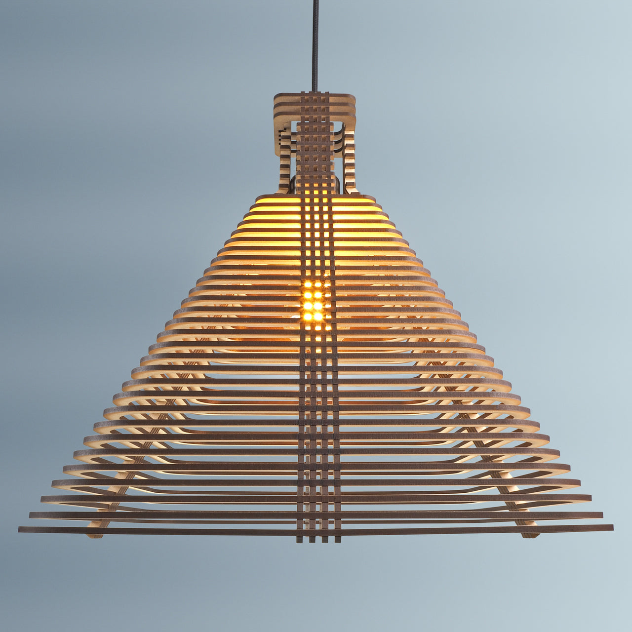Zooki Model 20 "RA" Wooden Pendant Light | Ceiling Light Fixture ...