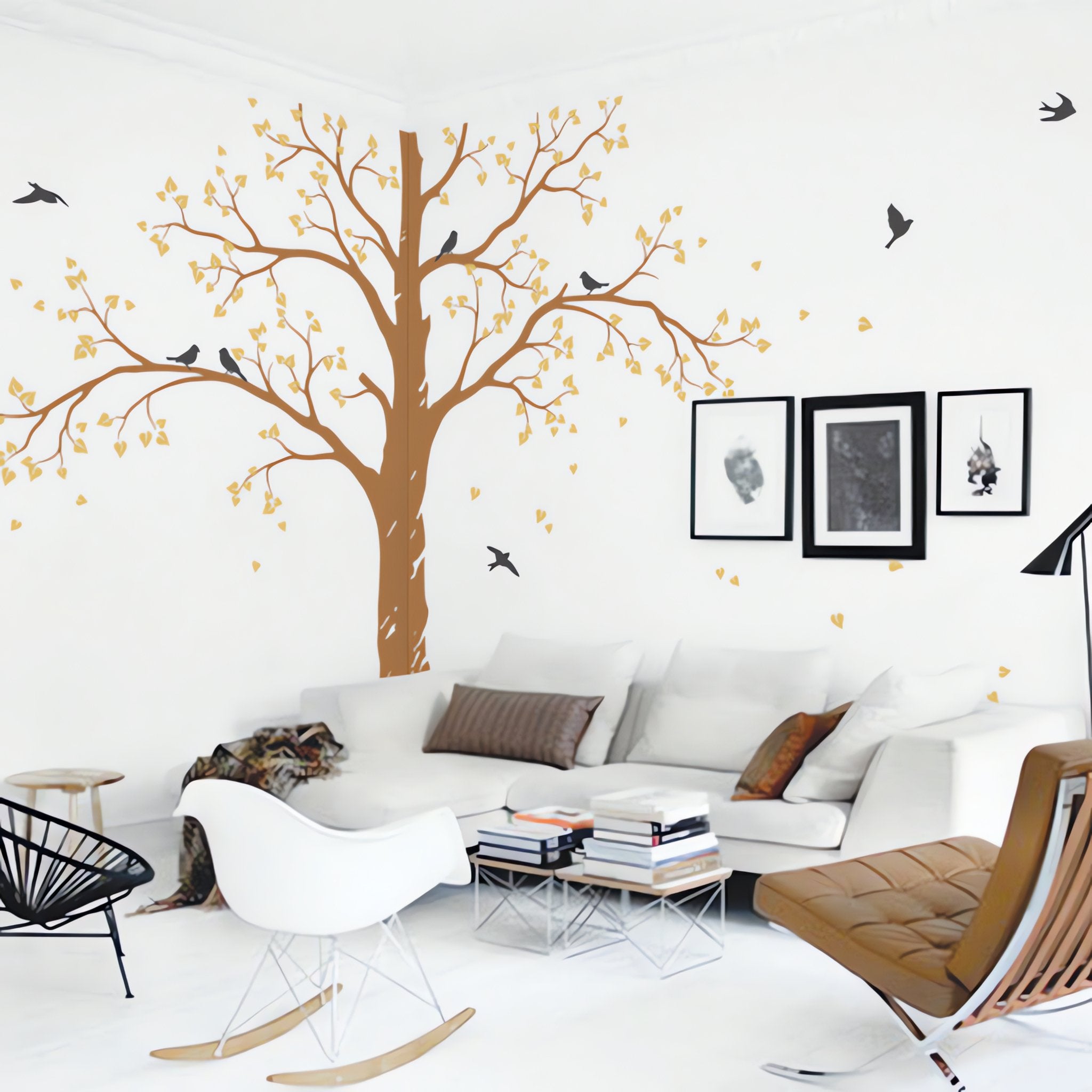 Corner Tree Wall Decal