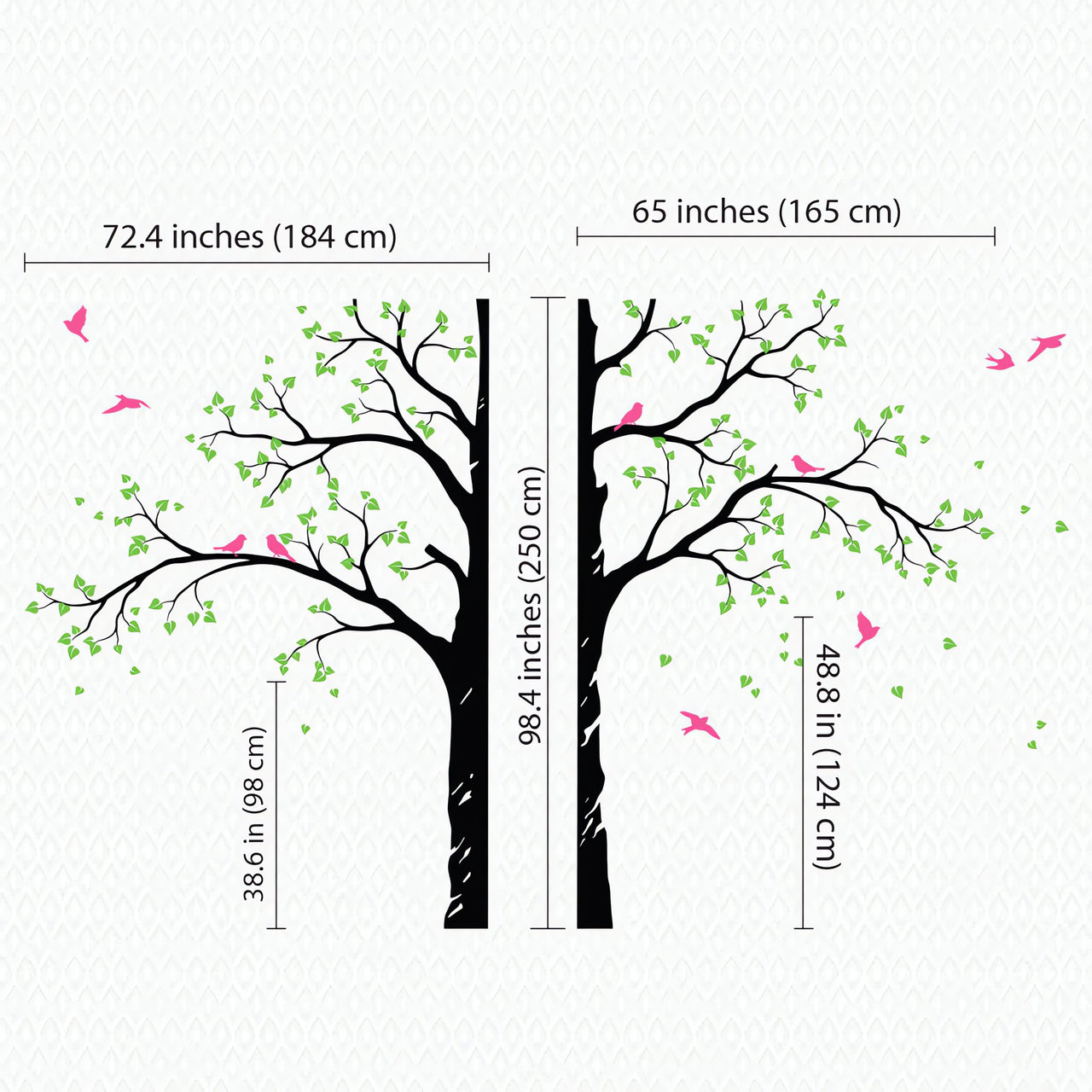 A Cool Corner Tree Wall Sticker – Wall Art